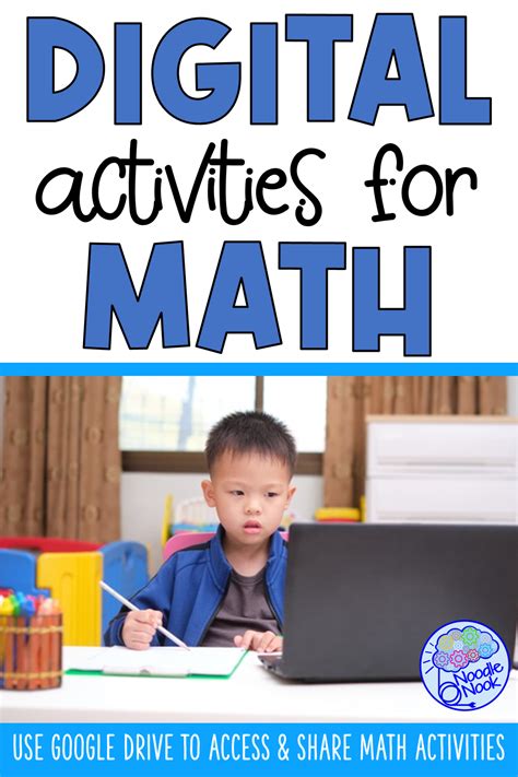 Digital Activities For Math Share With Google Drive NoodleNook