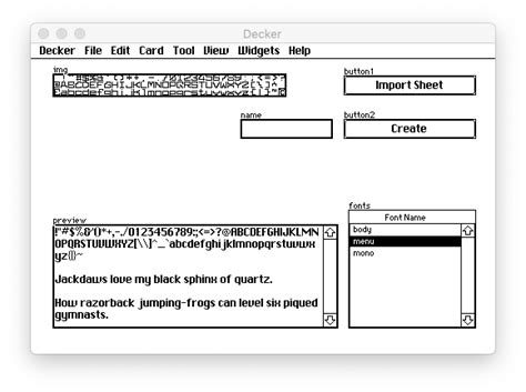 Building A Font Importer Decker Community