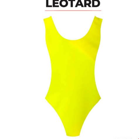 80s Retro Neon Leotard Neon Yellow Personalized Party Banners For