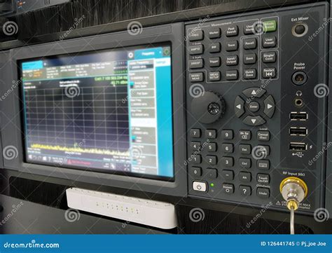 Electronic Measuring Instruments In Hitech Computer Laboratory Stock Image Image Of