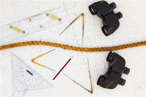 Premium Photo Navigation Tools Are On The Navigation Map Plotter