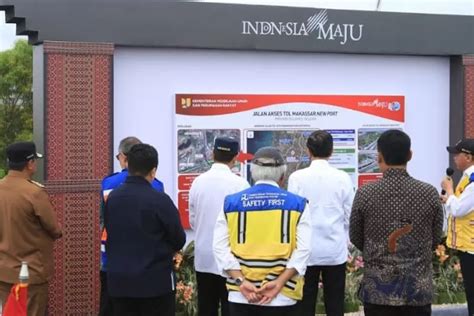 Percepat Konektivitas Menuju Pelabuhan Presiden Jokowi Resmikan Jalan