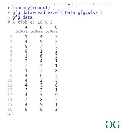 如何将 Excel 文件导入 R 中 码农参考