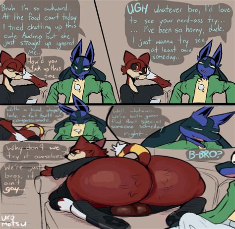 Rule 34 2boys Anthro Balls Balls Out Bare Ass Bent Over Couch Black