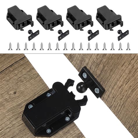 4 Pack Cabinet Push Latch No Touch Latch Safe Push Latch Rebound Self