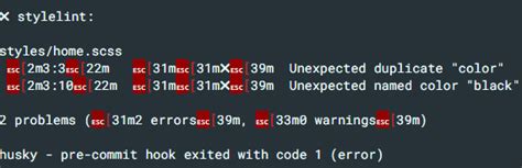Esc Character In Output Issue Lint Staged Lint Staged Github