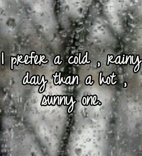 Cold Rainy Day Quotes