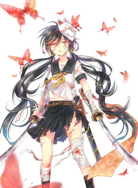 帯刀女子高生二刀流 ユキ さんのイラスト ニコニコ静画 イラスト