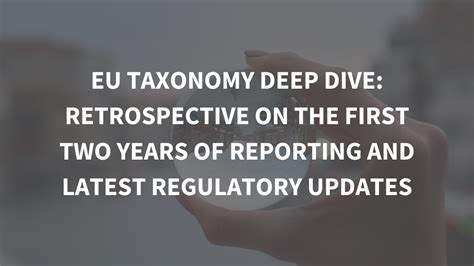 eu taxonomy deep dive retrospective on the first two years of