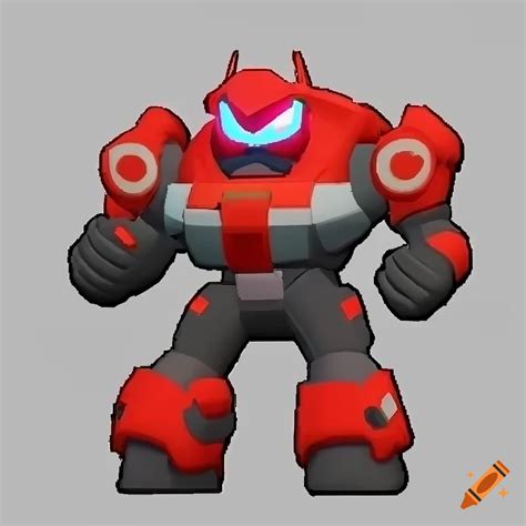 Futuristic Mecha Skin For Colt In Brawl Stars On Craiyon
