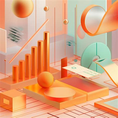 Premium Photo Abstract Geometric Shapes In A Modern Design Composition