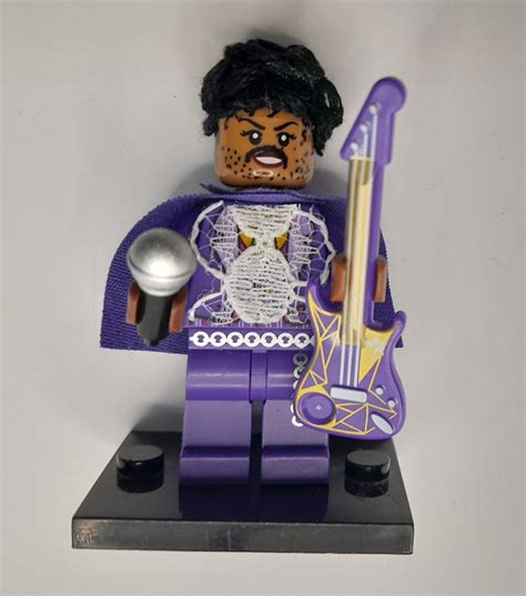 Prince Purple Rain Figure Custom Built From Real Lego Etsy Uk