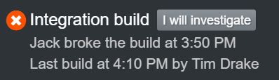 Notification Of Intention To Fix Build In Tfs Stack Overflow