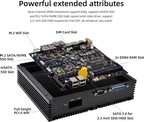 Weidian Fanless Mini Pc Windows 11 Core I5 8250u India Ubuy