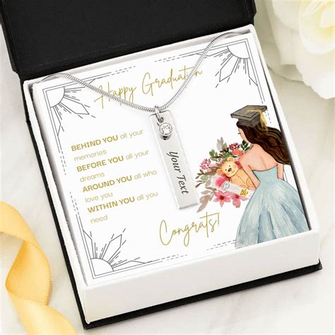 Happy Graduation Necklace For Girls Teepoem Ltd