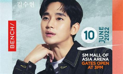 Kim Soo Hyun To Meet Filipino Fans In June Via Bench Event One