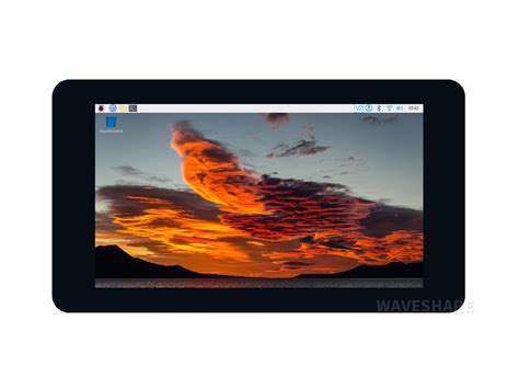 7inch Capacitive Touch Display DSI Interface IPS Screen 800480 5 Point Touch With Case