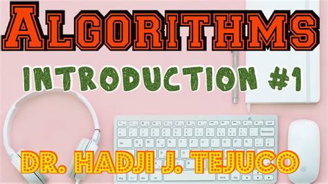 algorithm introduction vlog 1 youtube
