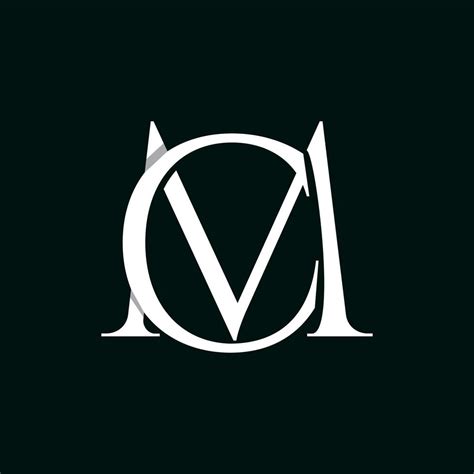 Logotipo Simple Del Monograma De La Letra Cm 10605788 Vector En Vecteezy