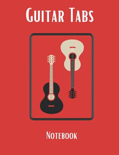 Guitar Tab Notebook Blank Guitar Tablature Paper Notebook For