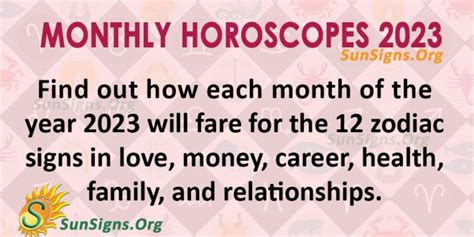 Monthly Horoscopes 2024 2025 For Each Zodiac Sign