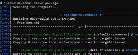 Maven Build Lifecycle Geeksforgeeks
