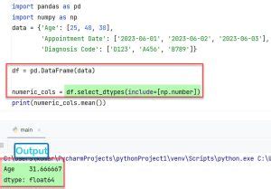 Function Not Implemented For This Dtype Error In Python