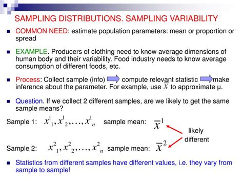 Ppt Sampling Distributions Sampling Variability Powerpoint