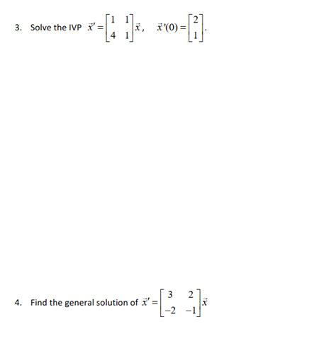 Solved Please Solve Questions 1 4 1 Rewrite The Equation