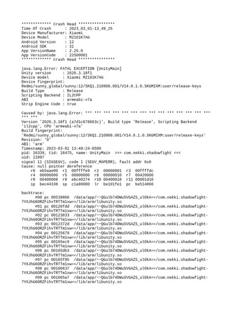 Mod Menu Crash 2023 03 01 13 49 25 Pdf Android Sistema Operativo Software