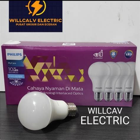Jual PHILIPS LED 10W 10 WATT LAMPU PHILIPS LED 10W 10 WATT PACK HARGA 1 PC CAHAYA PUTIH