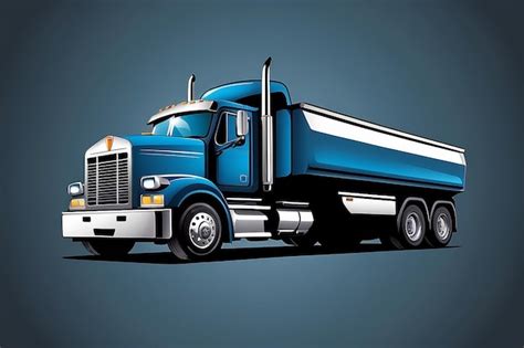 Truck Icon Design Vector Illustration Premium AI Generated Image