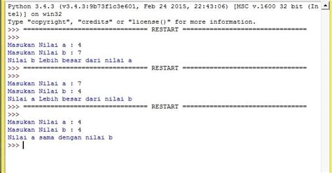 Cara Menentukan Nilai Lebih Besar Atau Lebih Kecil Dalam Bahasa Pemograman Python
