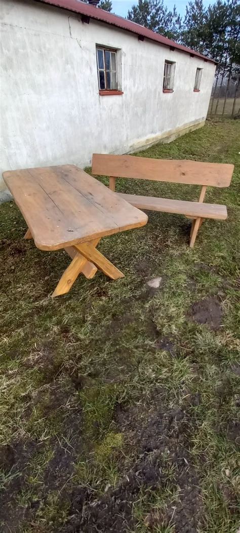 Meble Ogrodowe Drewniane Drzycim Olx Pl