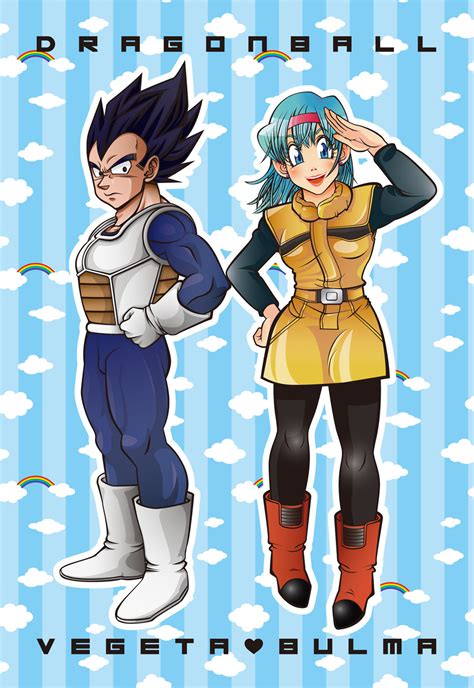 Jammancrossing — ベジータとブルマ。 これ、無料のポストカードにして配布します。 Vegeta And Bulma