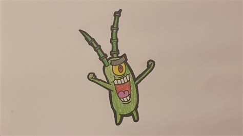 How To Draw Plankton Spongebob Squarepants YouTube