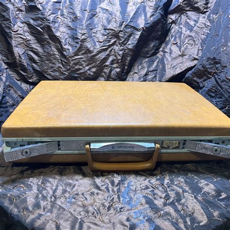 1960s Vintage Samsonite Classic Briefcase Hard Shell Gem