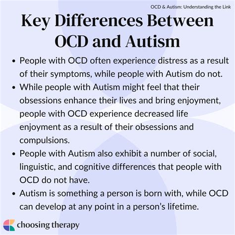 Connections Between Autism And Ocd