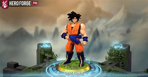 Dbz Goku Made With Hero Forge