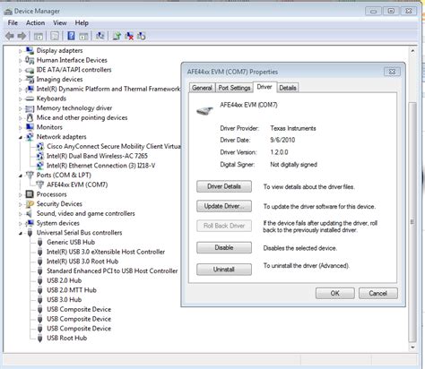 Afe4404evm Decoding Firmware Update Error Message Sensors Forum Sensors Ti E2e Support Forums