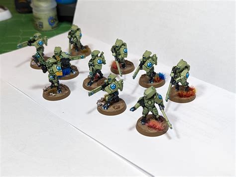 My Ndrass Fire Warriors Rtau40k