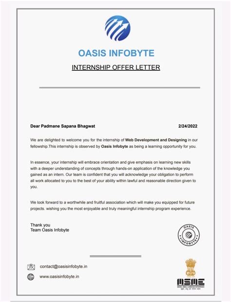 Sapana Padmane On Linkedin Connections Oasisinfobyte Internshipopportunity March2022