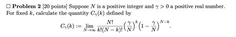 Solved Problem Points Suppose N Is A Positive Integer Chegg
