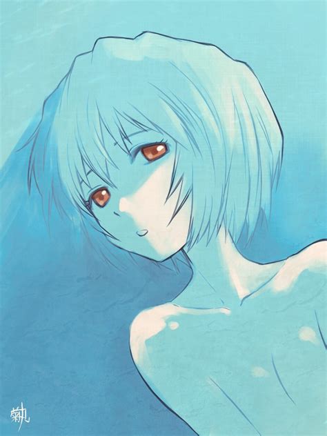 Ayanami Rei Neon Genesis Evangelion Drawn By Kikumarubunta Danbooru