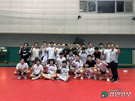 경인일보 남자핸드볼 인천도시공사 전국체전 첫메달