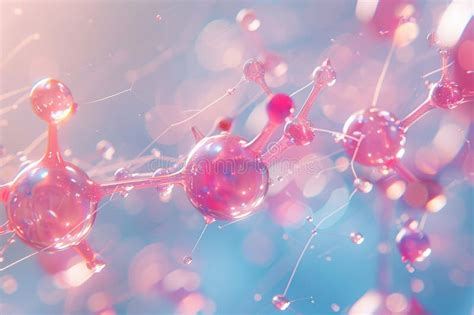 Abstract Molecule Structure Research In Molecular Chemistry Stock Image Image Of Scientific