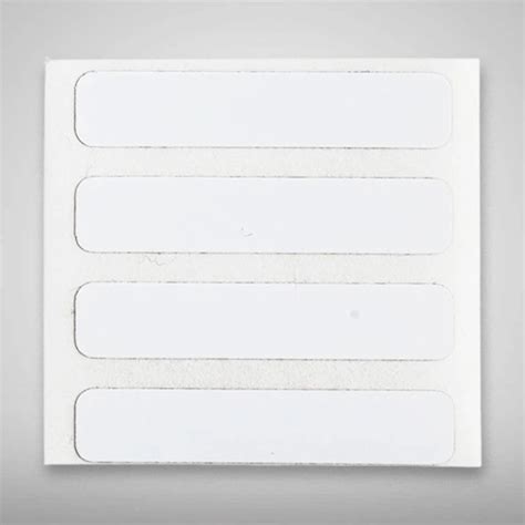 Plain White Polyimide Barcode Labels 31mm X 6mm X 1up