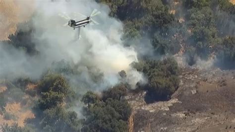 Firefighters Stop Forward Rate Of Valley Center Brush Fire Most