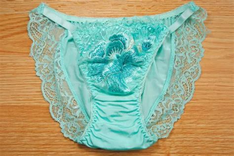 Vintage Japanese Nylon Shiny Slippery Pretty Cute Turquoise String