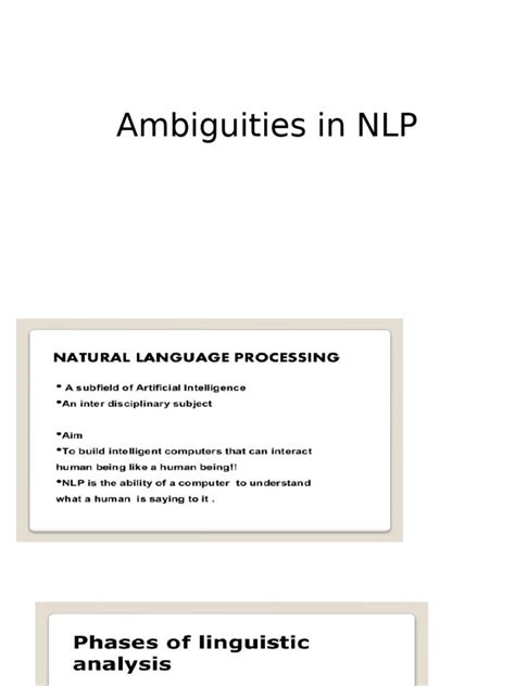 5 Ambiguity And Uncertainity In Nlp 09 01 2024 Pdf